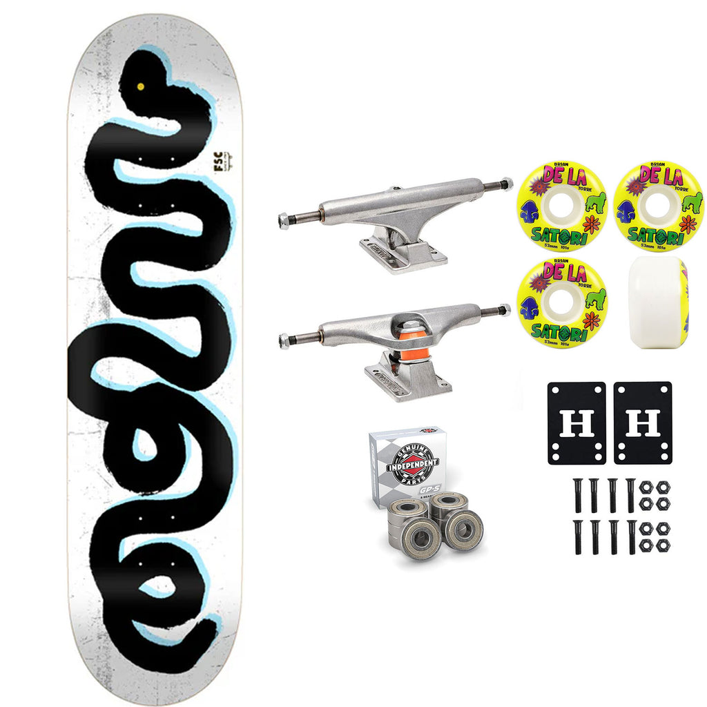 Foundation Skateboard Complete Worm 8.75" x 32.75" Independent Satori ...