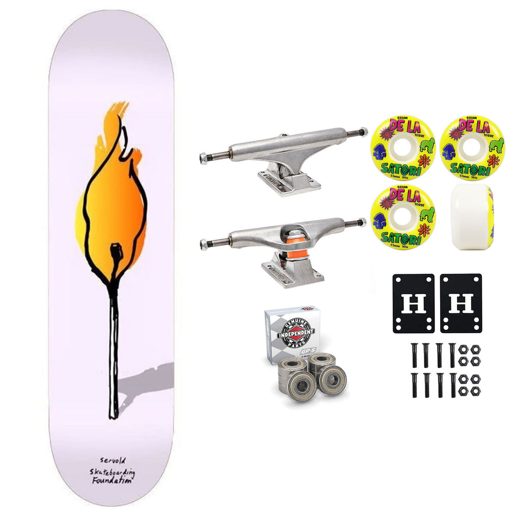 Foundation Skateboard Complete Dakota Servold Match 8.25" x 31.75" Ind ...