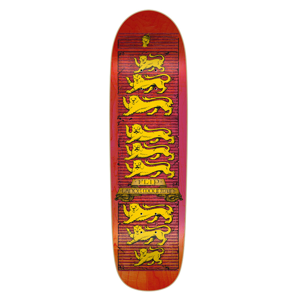 Flip Skateboard Deck Mountain Lions Red 8.75" x 31.875" – TGM Skateboards