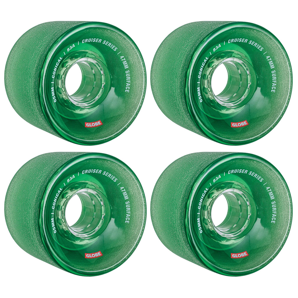 Globe Wheels Conical 65mm 83A Clear Forest – TGM Skateboards