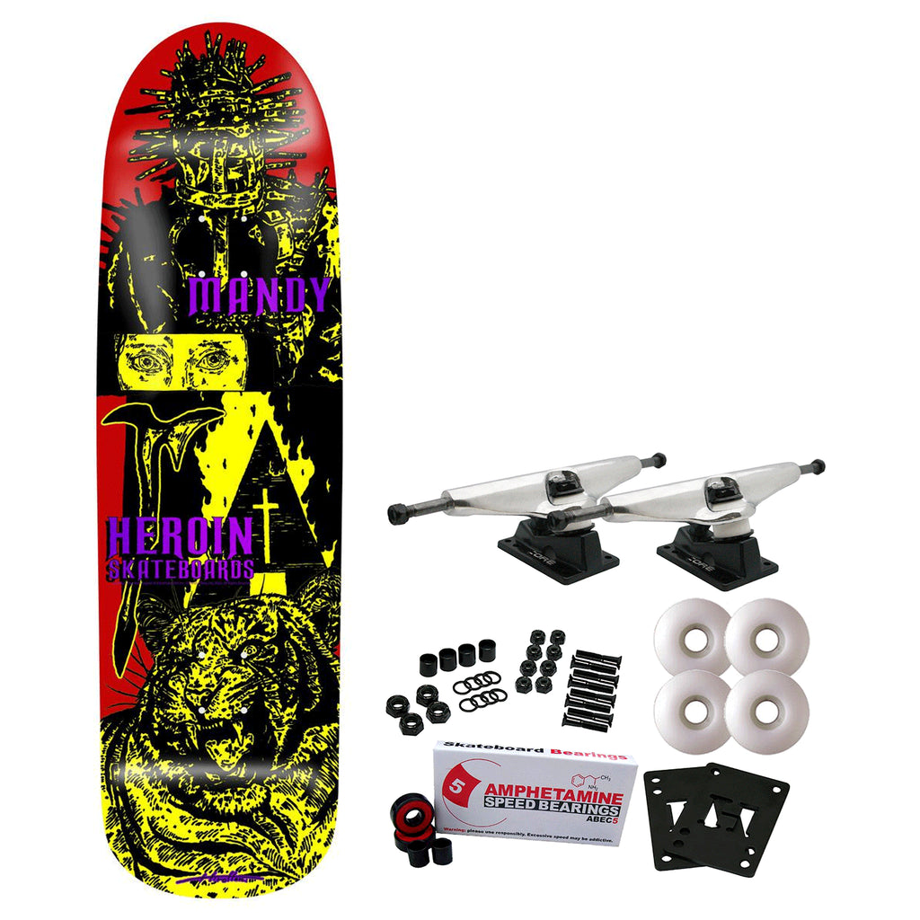 Heroin Skateboard Complete Mandy X Hirotten 9.4" x 32" – TGM Skateboards