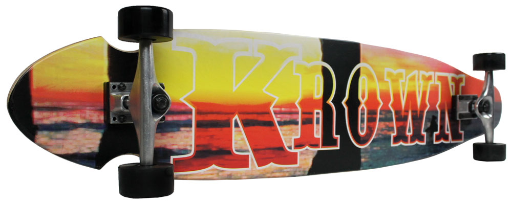 Krown Longboard Complete Kicktail Lookout Pier – TGM Skateboards