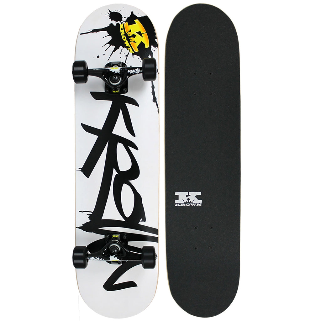 Krown Pro Complete Splat Black 8.0" – TGM Skateboards