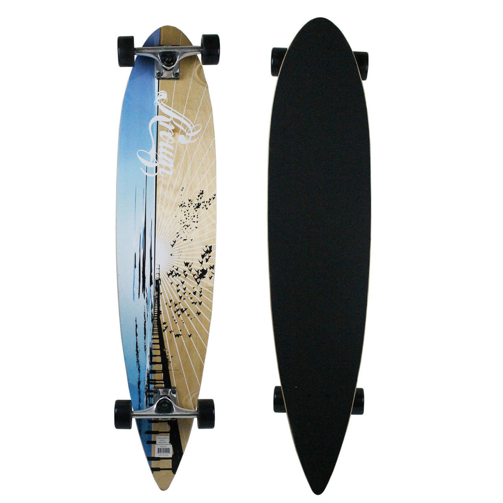Krown Longboard Complete Pintail Sunset Pier – TGM Skateboards