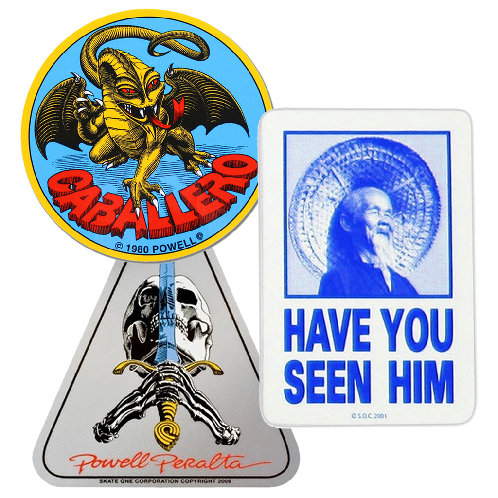 Powell Peralta Bones Assorted Sticker 3-Pack Stickers – TGM Skateboards