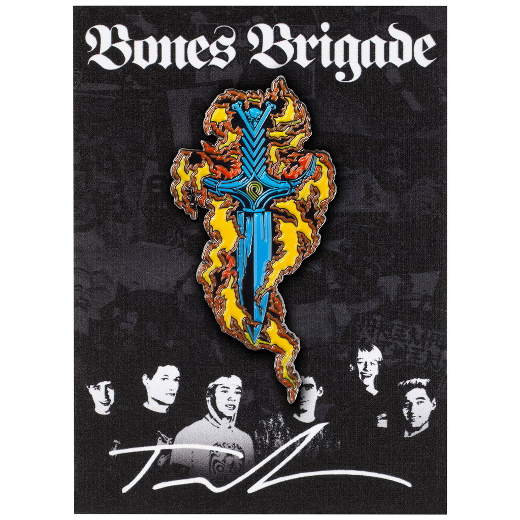 Powell Peralta Lapel Pin Bones Brigade Series 15 Guerrero Yellow – TGM ...