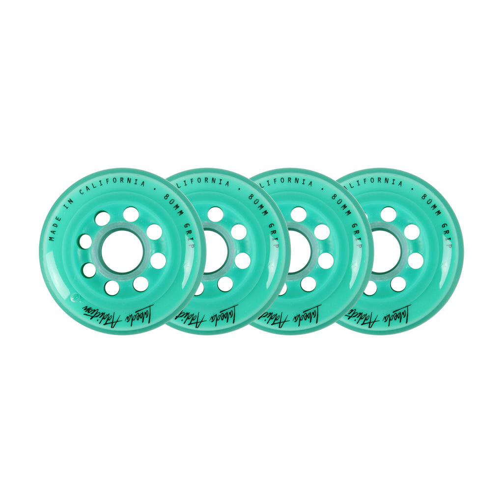 Labeda Roller Hockey Wheels - Addiction 80mm 76A Teal (4-Pack) – TGM ...