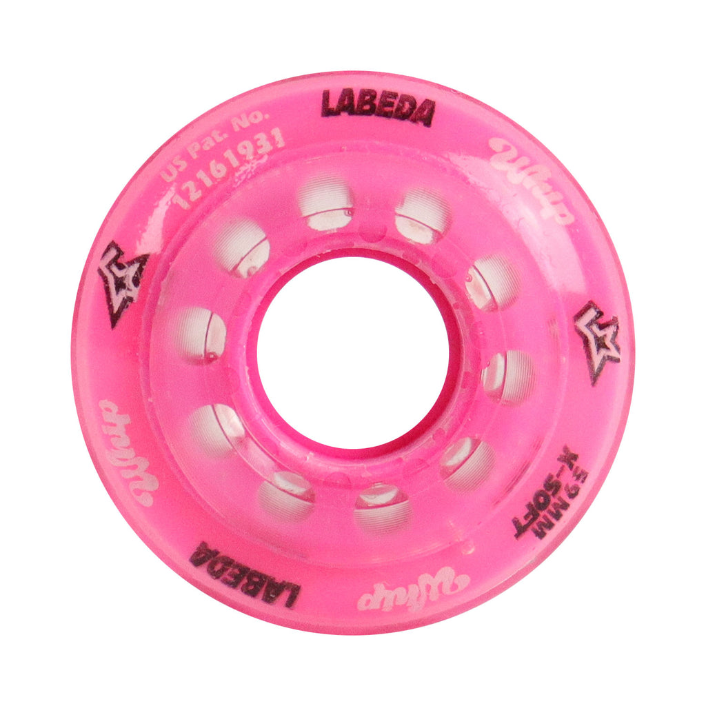 Labeda Whips Roller Hockey Wheel - Pink X-Soft 59mm - Single Wheel ...