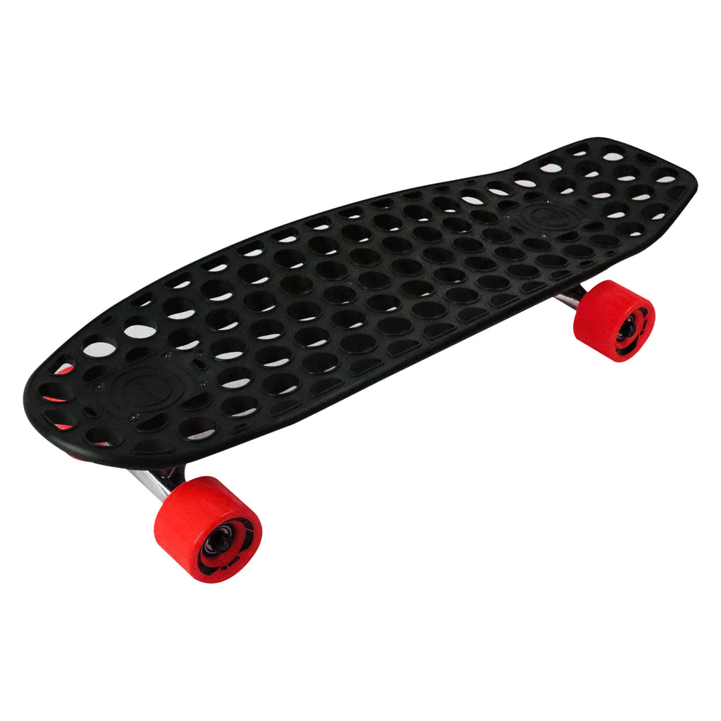Lander Recycled Skateboard Cruiser Complete Rio 7.75" with 59mm Red Wh ...
