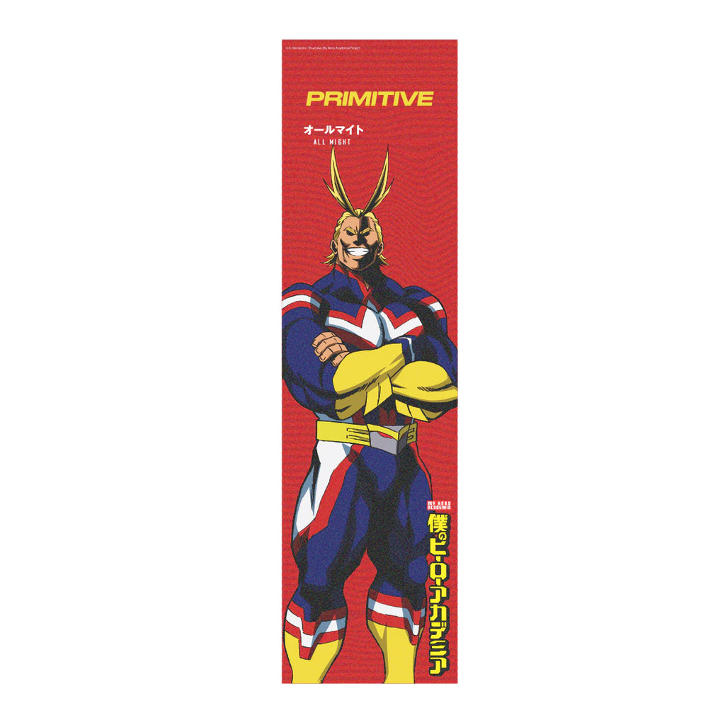 Primitive x My Hero Academia All Might Griptape Sheet – TGM Skateboards