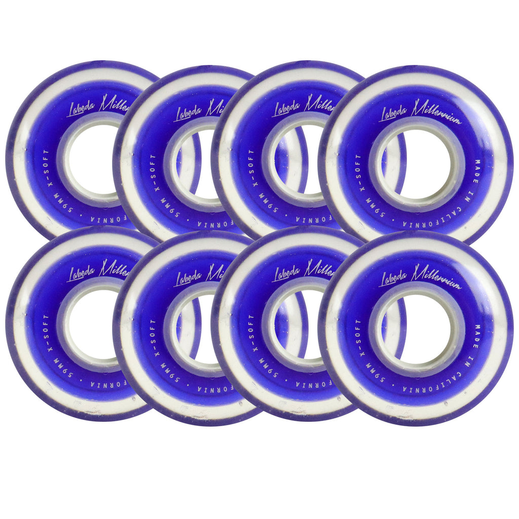 Labeda Roller Hockey Wheels - Millennium Gripper 59mm 74A Purple (8-Pa ...