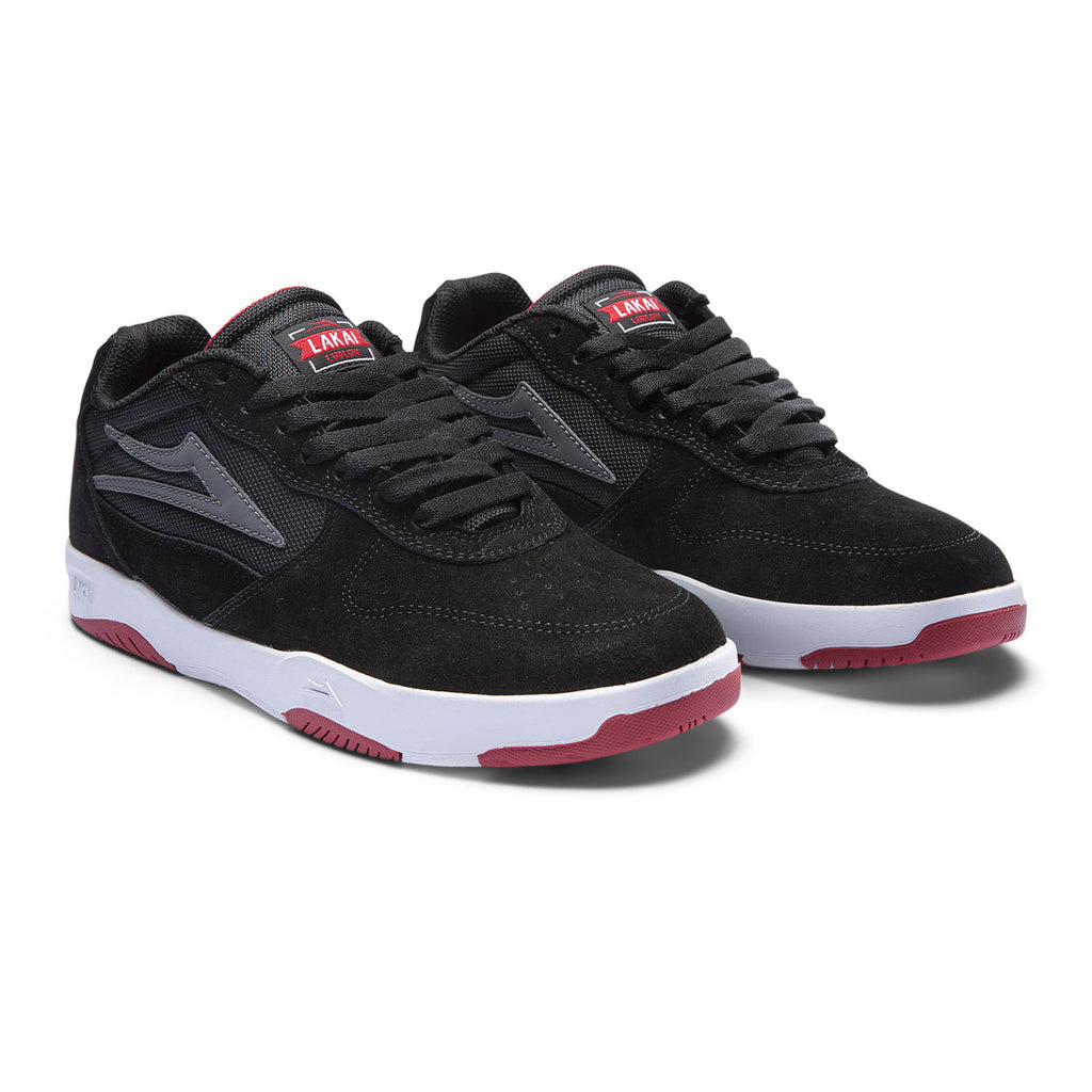 Lakai Skateboard Shoes Ludlow Black/Reflective Suede – TGM Skateboards