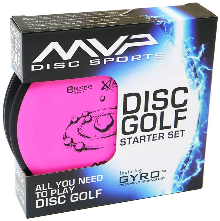 MVP Premium Disc Golf Starter 3 Disc Set - Putter Midrange Driver (Ass ...