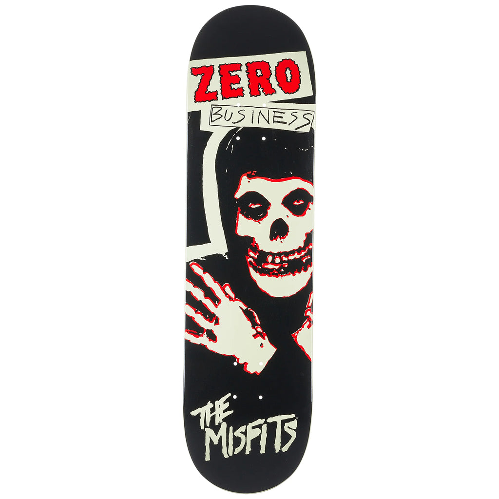 Zero Skateboard Deck Misfits Zero Business Glow 8.25" x 31.9" – TGM ...