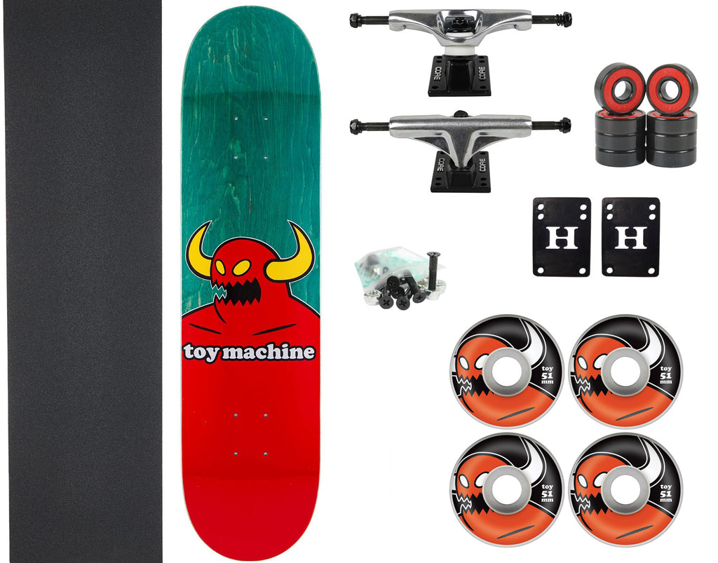 Toy Machine Complete Monster Medium 7.75" With Matching Wheels – TGM ...