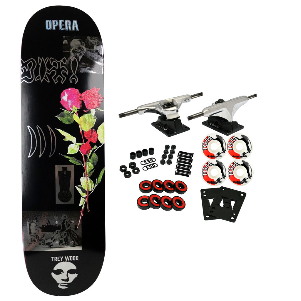 Opera Rider Stock Skateboard Complete Trey Wood Encore 8.75" x 32 ...