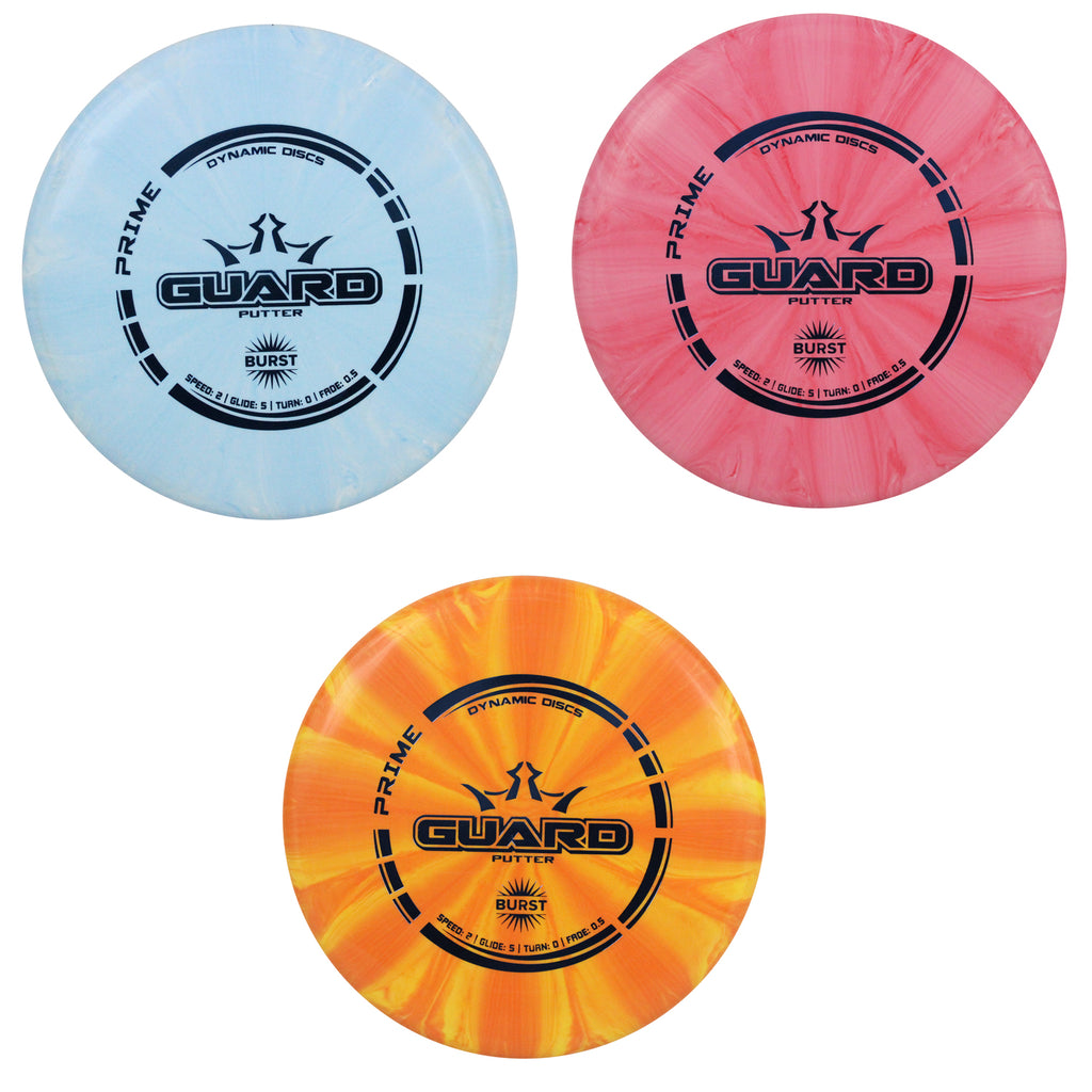 Dynamic Disc Golf Prime Burst Guard Putter 2/5/0/0.5 - Choose Exact Di ...