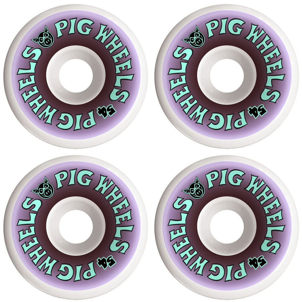 Pig Skateboard Wheels 54mm Wordmark 103a – TGM Skateboards