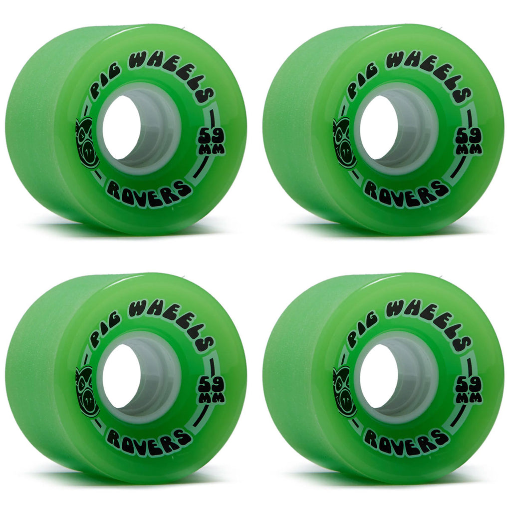 Pig Skateboard Wheels Rover 85A Green 59mm – TGM Skateboards