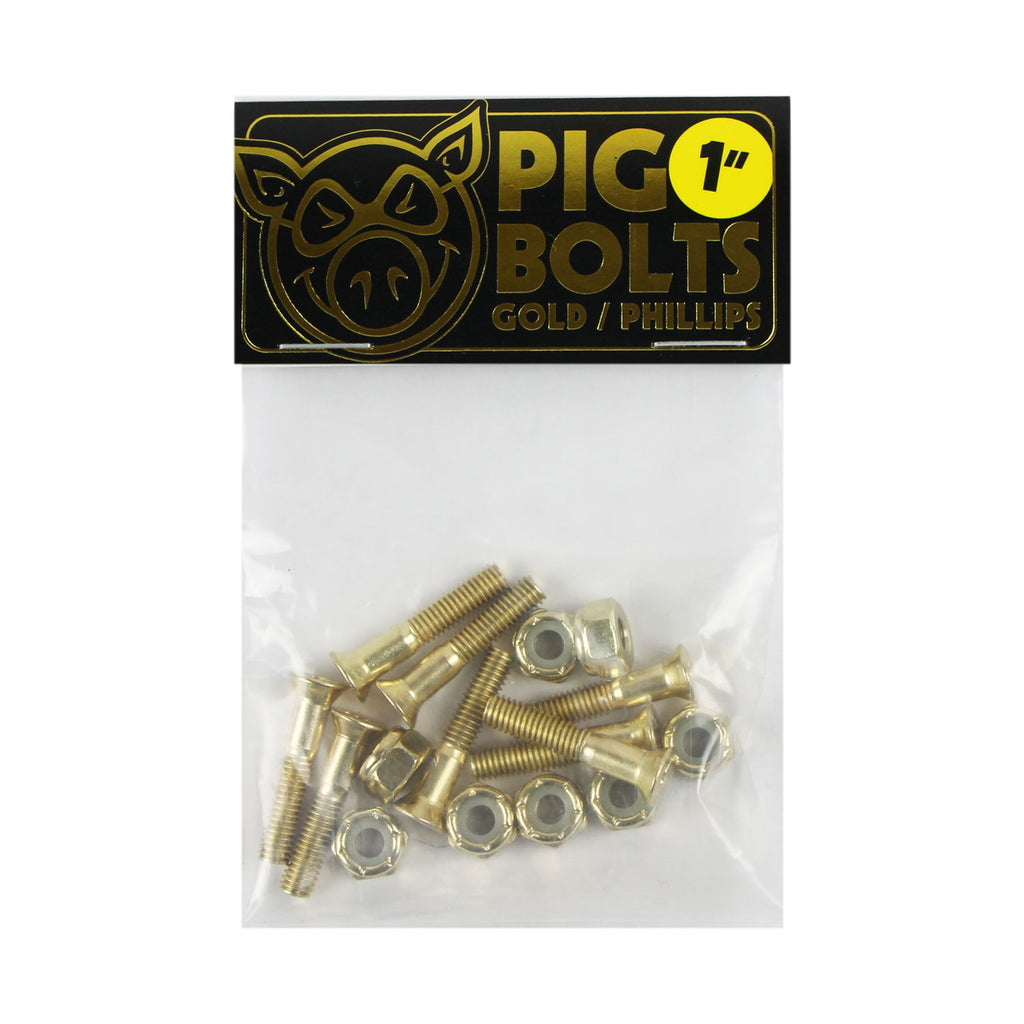 Pig Hardware Phillips Gold 1" – TGM Skateboards