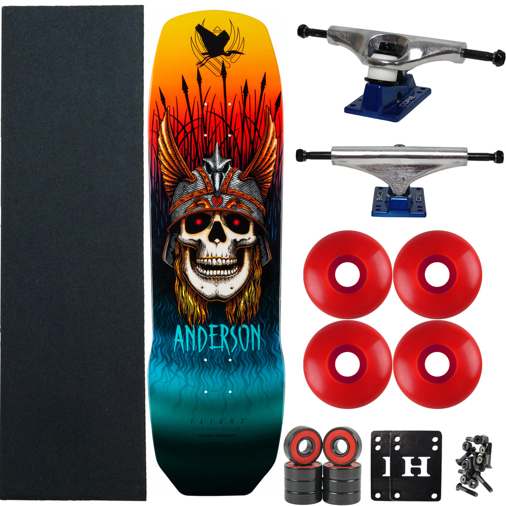 Powell Peralta Andy Anderson Complete 9.13" Hollow Trucks / 56mm Wheel ...