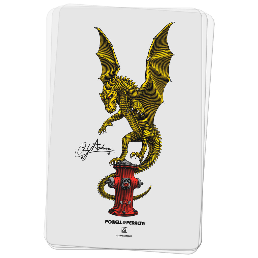 Powell Peralta Skateboard Sticker Andy Anderson Hydrant Dragon – TGM ...