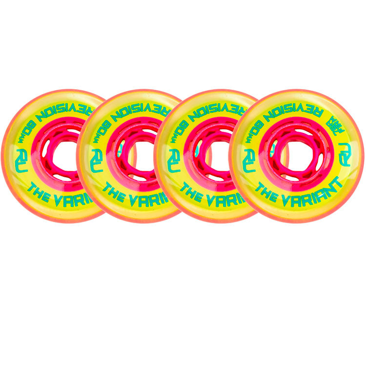 Revision Roller Hockey Wheels Indoor 80mm Variant Firm 76A 4-Pack – TGM ...