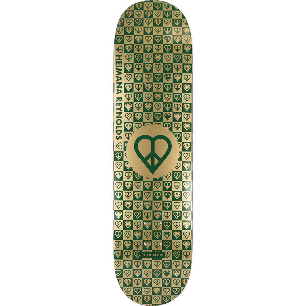 The Heart Supply Skateboard Deck Heimana Reynolds Trinity 8.25" Gold F ...