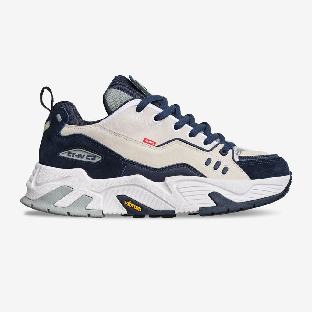 Globe Skateboard Shoes Chet Thomas CT 4000 White/Navy – TGM Skateboards