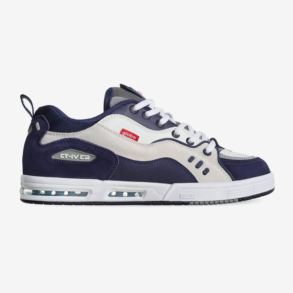 Globe Skateboard Shoes Chet Thomas CT-4 White/Navy – TGM Skateboards