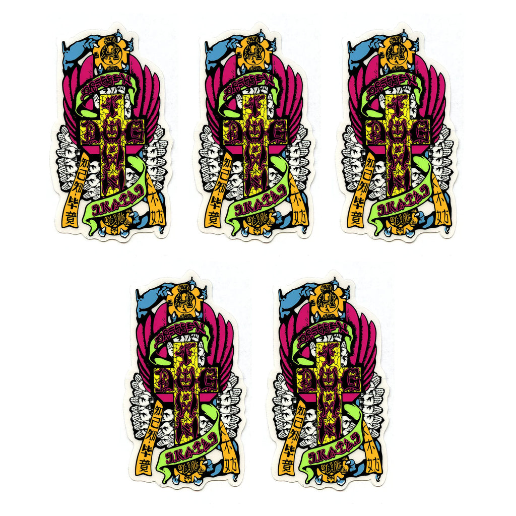 Dogtown Skateboards Sticker Pack Eric Dressen Hands 5-Pack 4" - 5 Stic ...