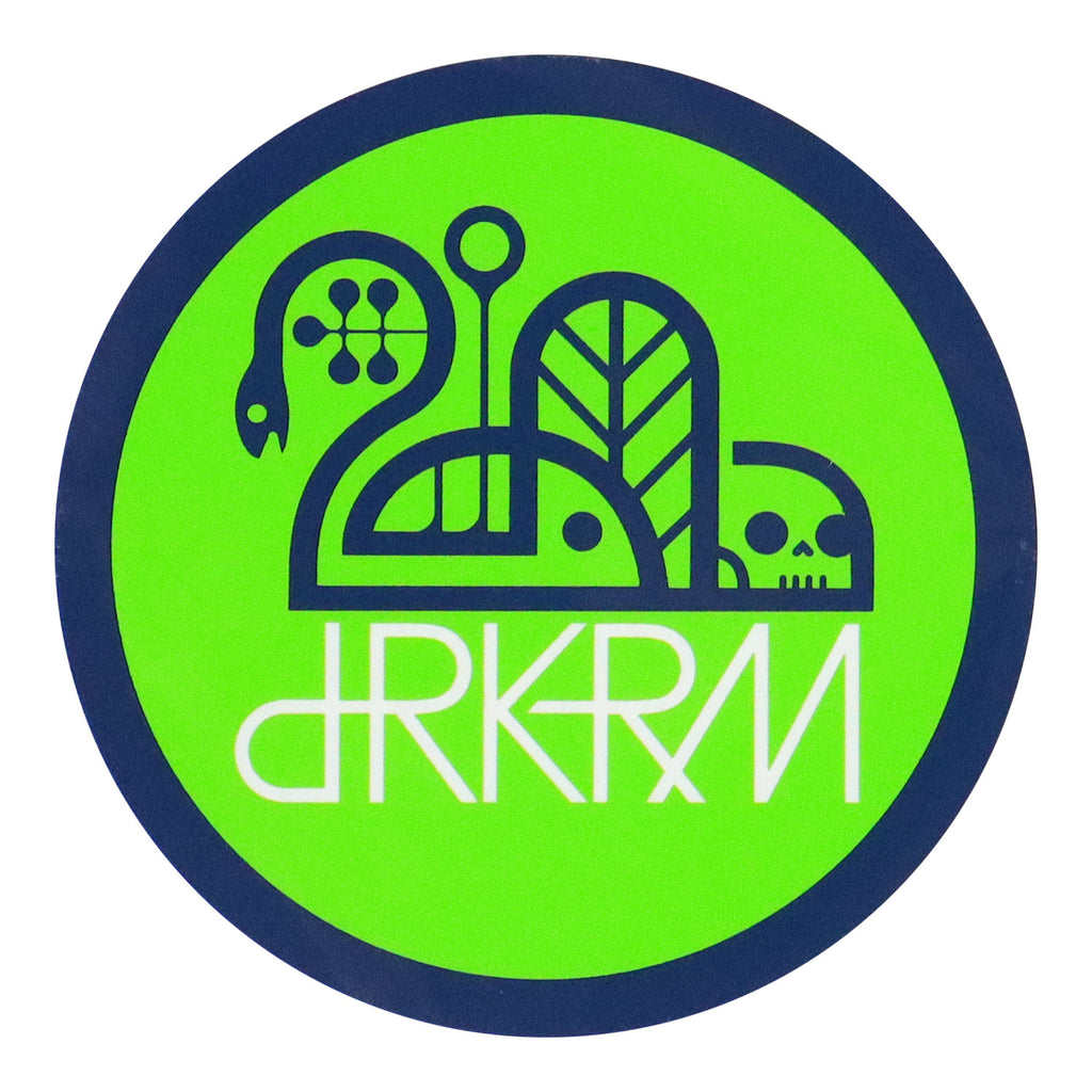 Darkroom Skateboard Sticker OG Logo 3" Navy/Green – TGM Skateboards