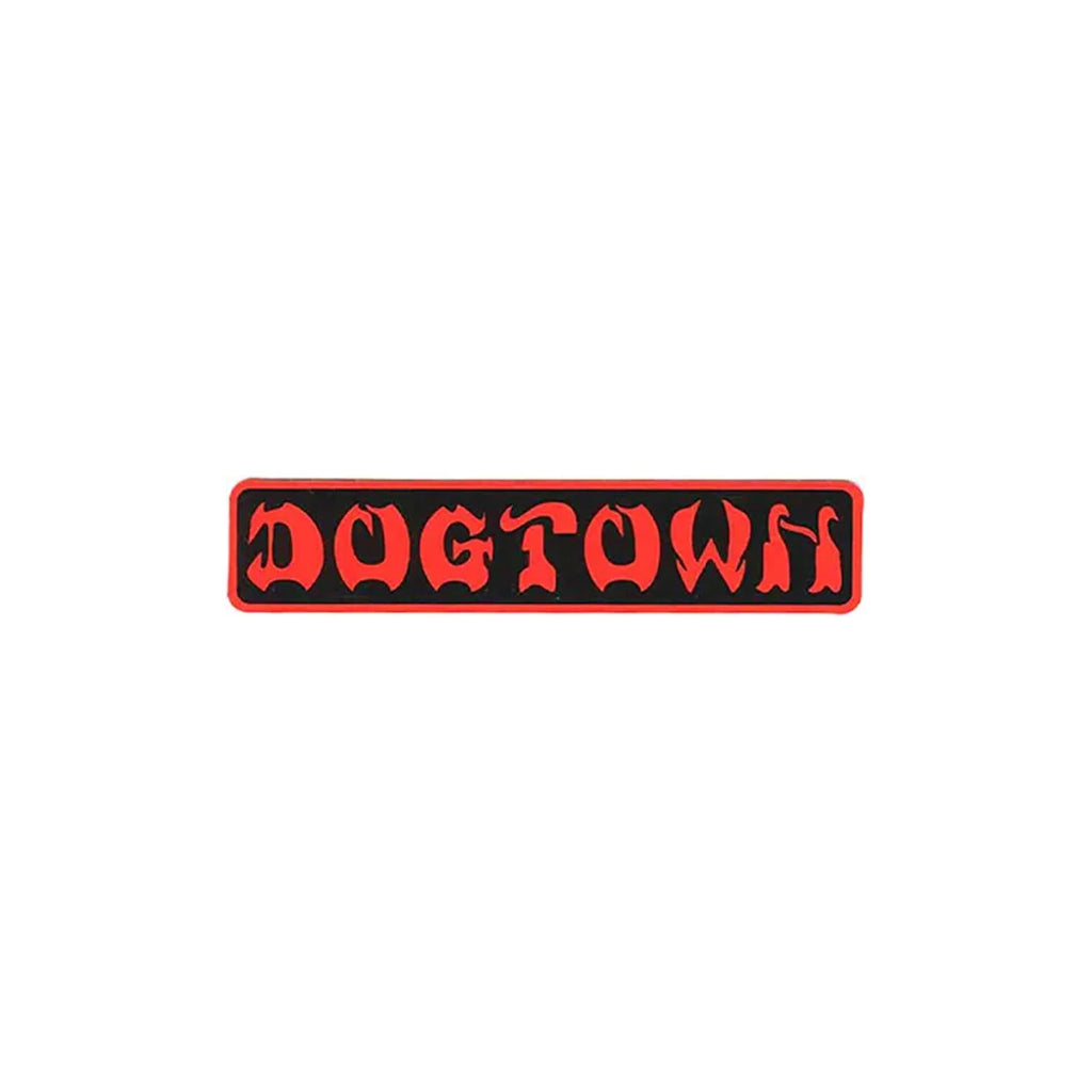 Dogtown Skateboards Sticker Bar Logo Black/Red 4" x .75" – TGM Skateboards