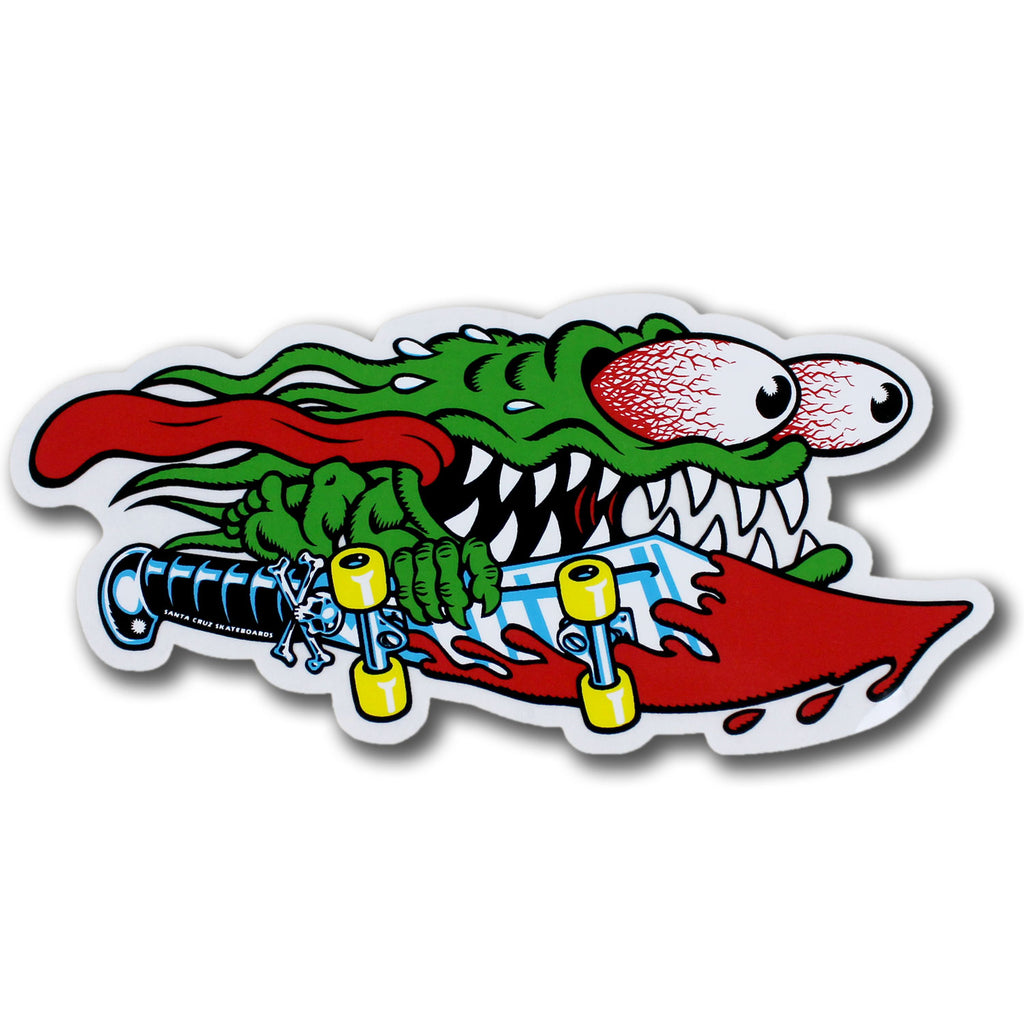 Santa Cruz Slasher Sticker 6.5" – TGM Skateboards