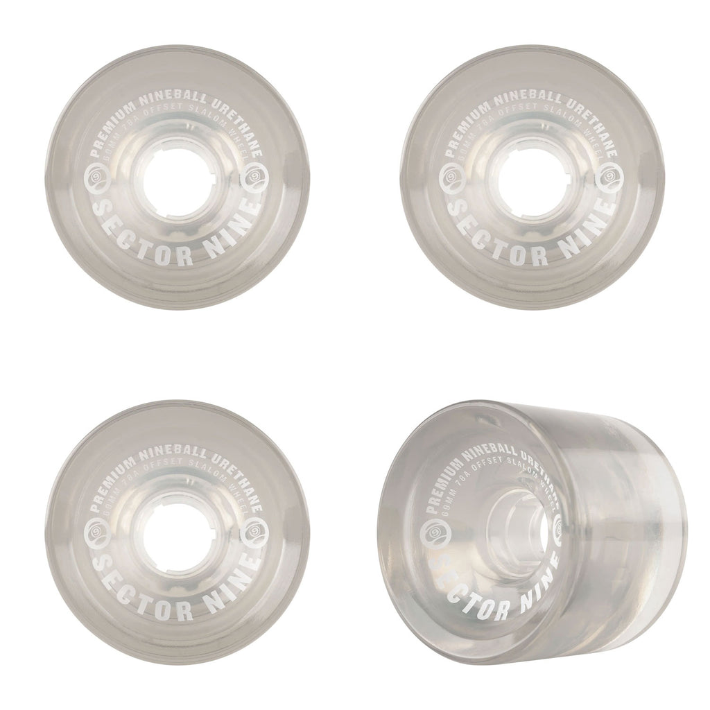 Sector 9 Longboard Offset Slalom Wheels Nineballs Smoke 69mm 78A – TGM ...