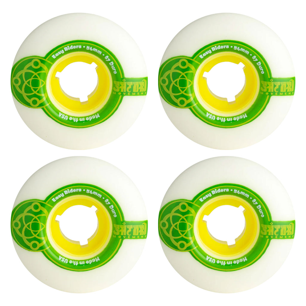 Satori Movement Skateboard Wheels 54mm Easy Rider Cruisers 87a – TGM ...