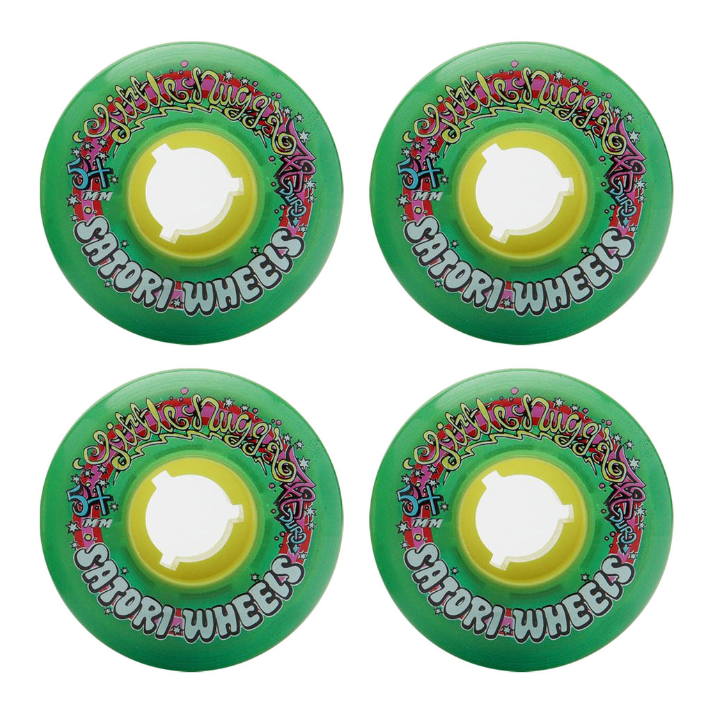 Satori Movement Skateboard Wheels 54mm Lil Nugz Cruisers 78a Green ...