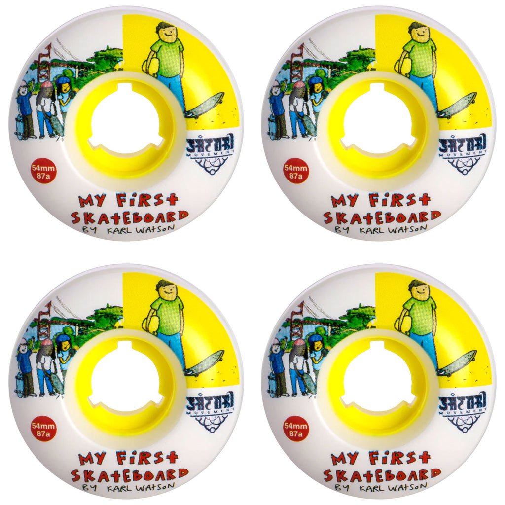 Satori Movement Skateboard Wheels 54mm My First Cruiser 87a – TGM ...