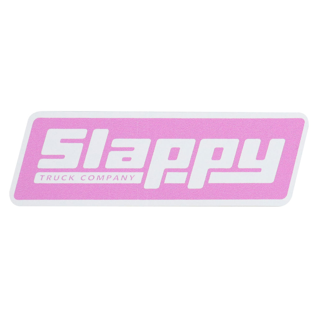 Slappy Skateboard Trucks Sticker OG Logo Pink/White 1.5" x 4.25" – TGM ...