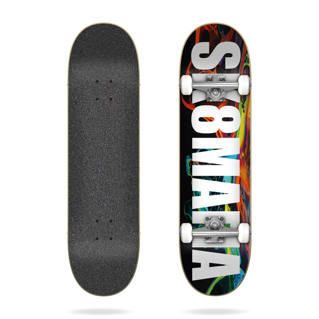 Sk8 Mafia Skateboard House Logo Swirl 8.25" x 31.85" Factory Assembled ...