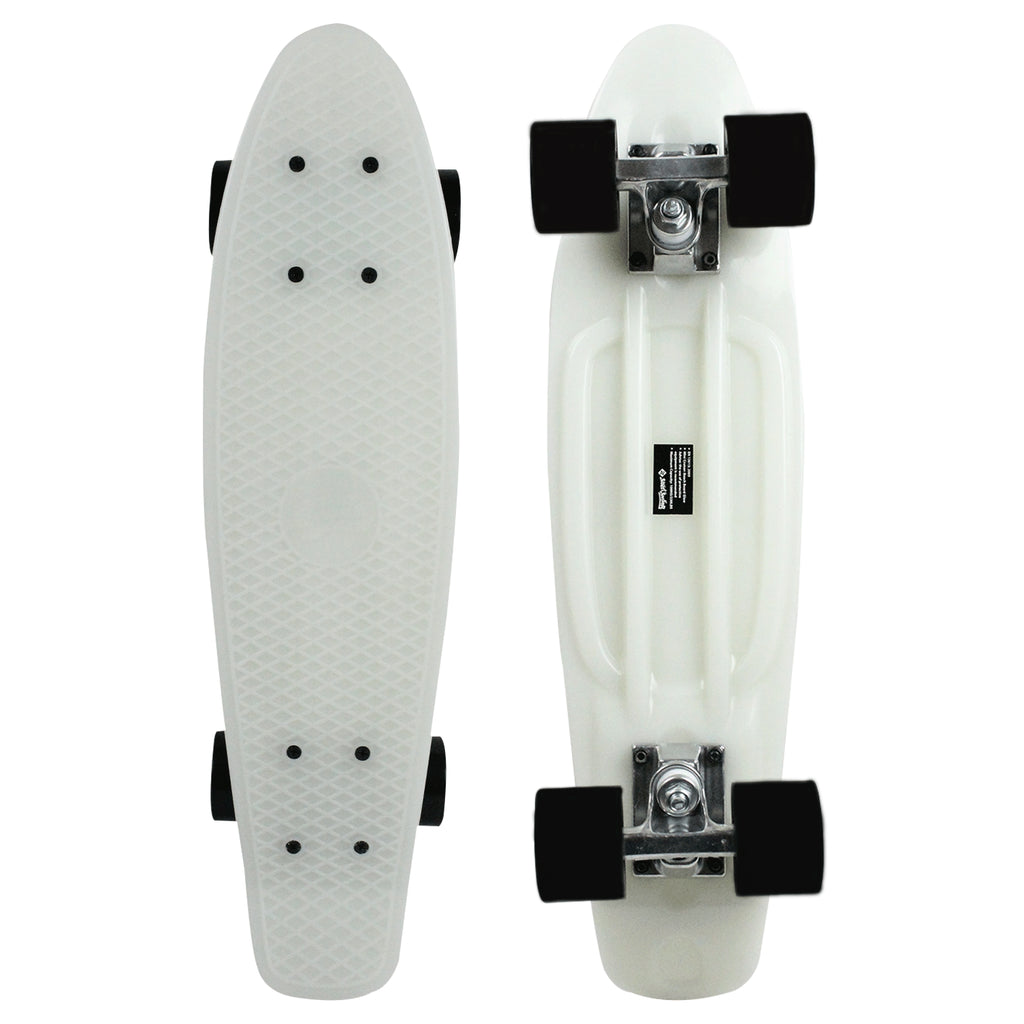 Street Surfing Plastic Cruiser Beach Board Glow White – TGM Skateboards