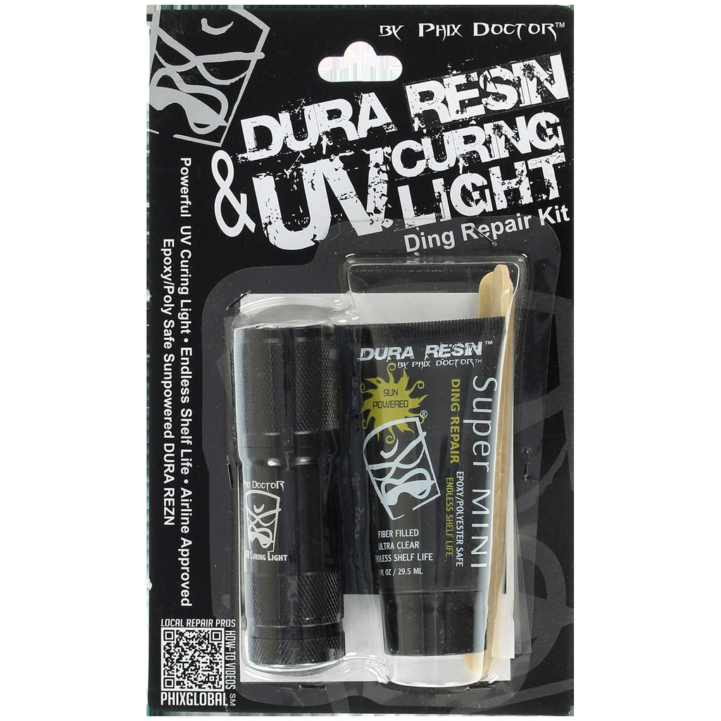Phix Doctor Surfboard Repair Kit Sunpowered Dura Resin Combo w/ UV Lig ...