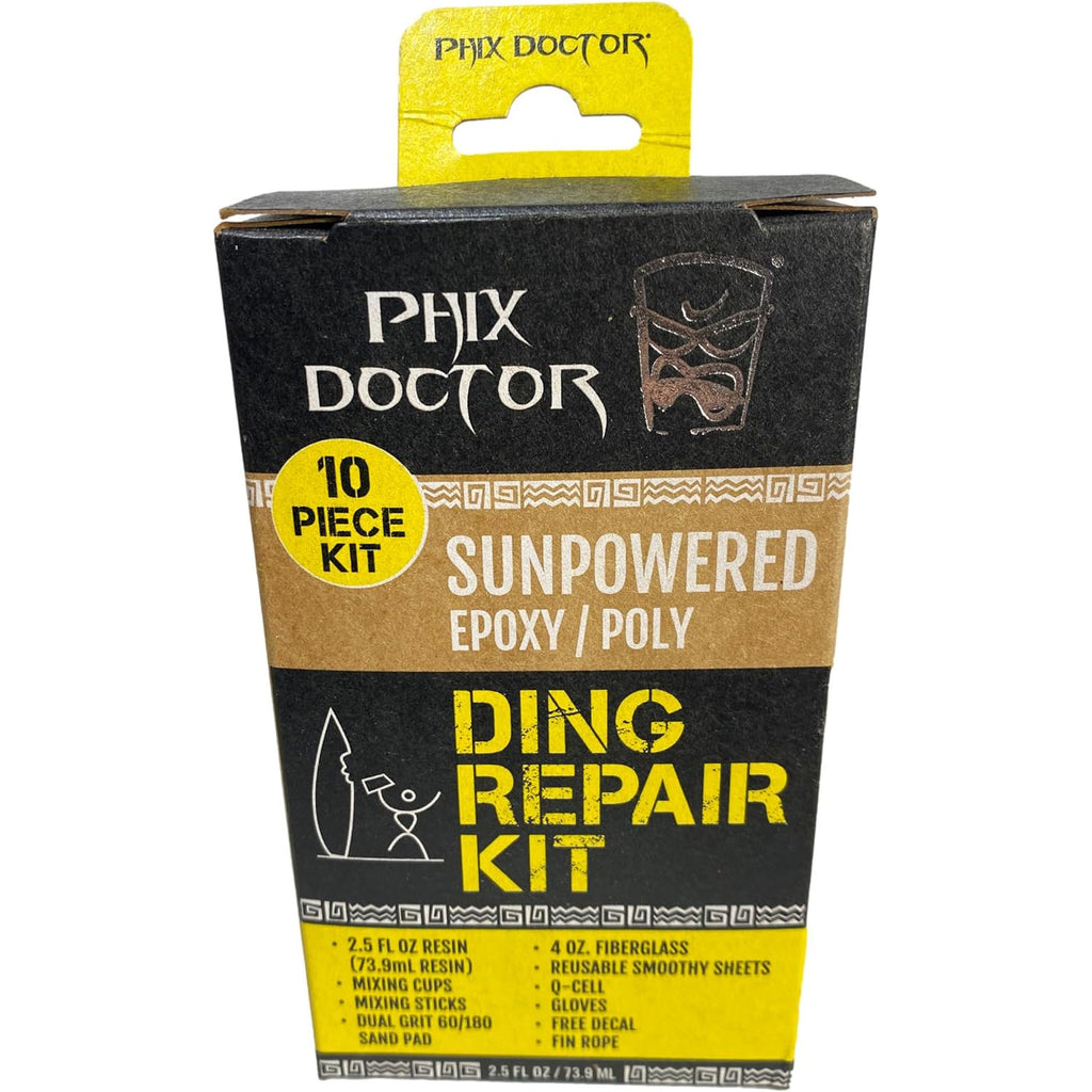 Phix Doctor Surfboard Repair Kit Sunpowered Epoxy/Poly Universal Kit 2 ...
