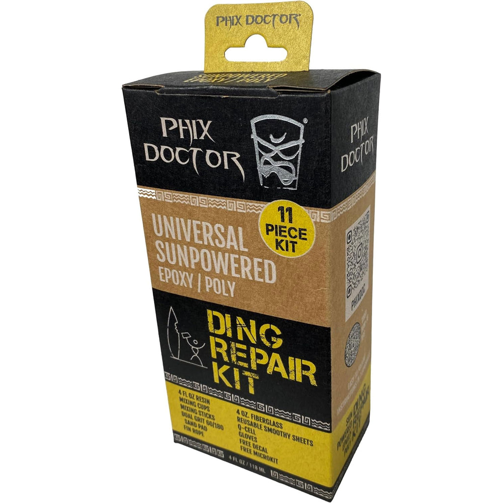 Phix Doctor Surfboard Repair Kit Sunpowered Epoxy/Poly Universal Kit 4 ...