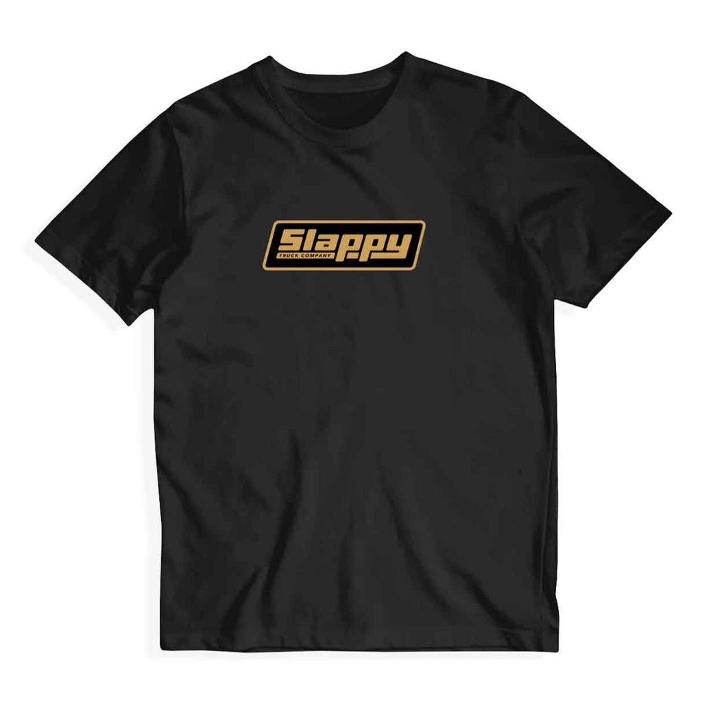 Slappy Trucks Skateboard Shirt OG Logo Black – TGM Skateboards