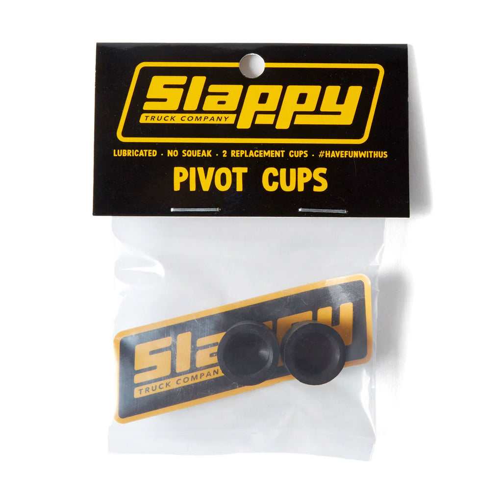 Slappy Skateboard Trucks Pivot Cups 2-Pack Black with Sticker – TGM ...