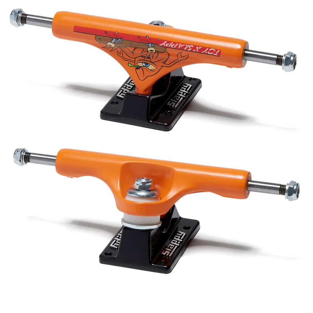 Slappy Skateboard Trucks 8.0" Toy Machine ST1 Hollow Orange/Black – TGM ...