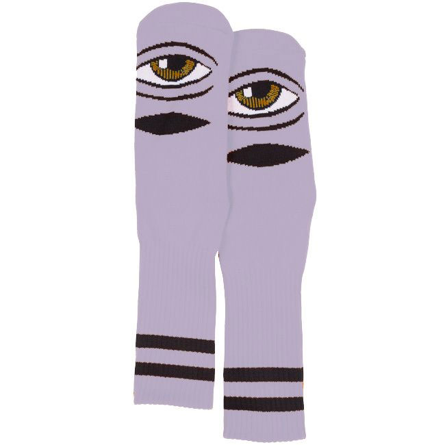 Toy Machine Skateboard Socks Sect Eye Lavender Crew Pair – TGM Skateboards