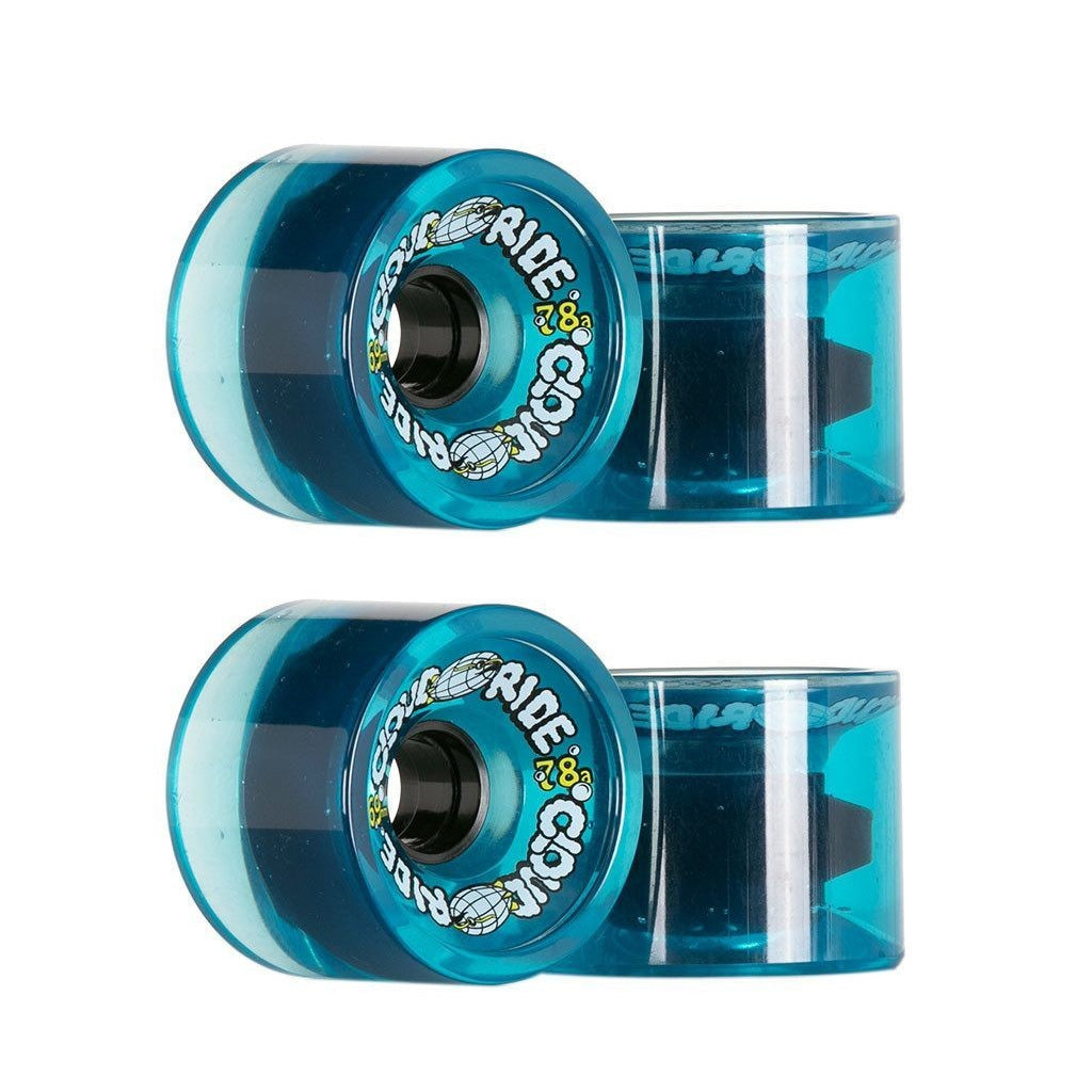 Cloud Ride Wheels Street Cruisers 69mm 78A Clear Blue (Set of 4) – TGM ...