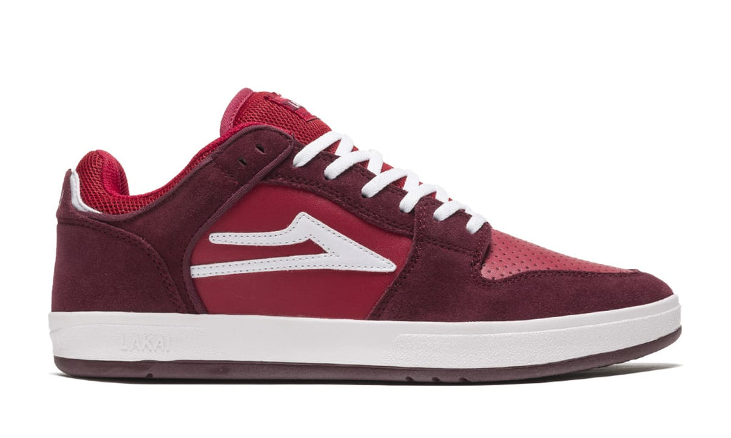 Lakai Skateboard Shoes Telford Low Burgundy/Cardinal Suede – TGM ...
